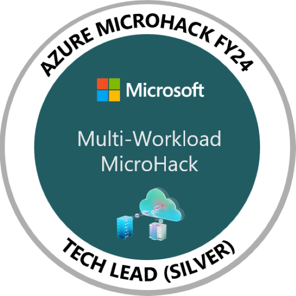 FY24 Azure Multi-Workload MicroHack Tech Lead - Silver Level - Credly