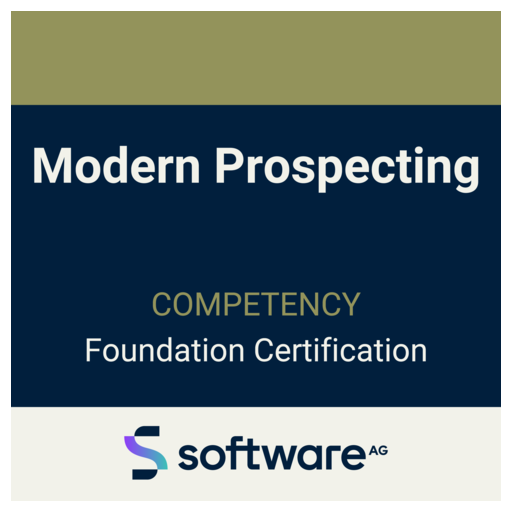 Software AG Modern Prospecting Competency Foundation - Credly