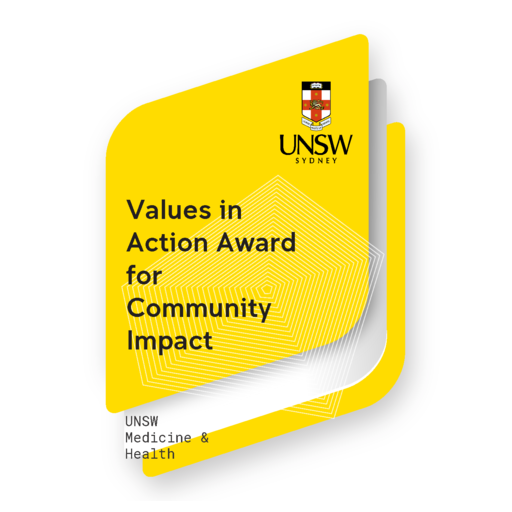 Values in Action Award for Community Impact - Credly