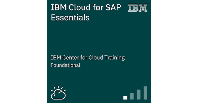 IBM Cloud for SAP Essentials - Credly
