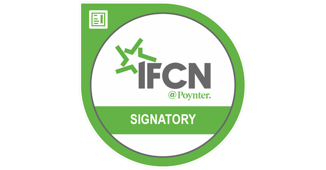 IFCN Fact-Checkers' Code of Principles Signatory - Credly