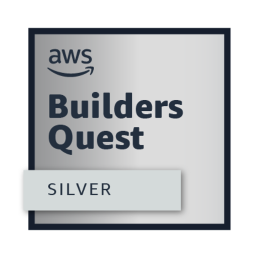 AWS Builders Quest Silver Level - Credly