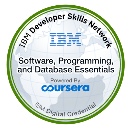 Software, Programming, and Database Essentials - Credly