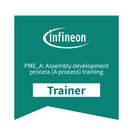 Trainer for PME_A: Assembly development process (A process) training - Credly