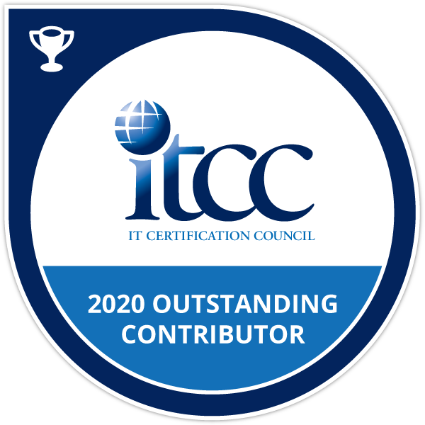 2020 ITCC Outstanding Contributor - Credly