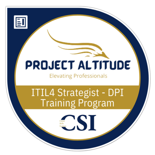 ITIL4 Strategist: Direct, Plan & Improve (DPI) - Training Program - Credly