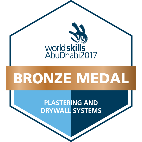 WorldSkills Abu Dhabi 2017 - Bronze Medallist - Plastering and Drywall ...