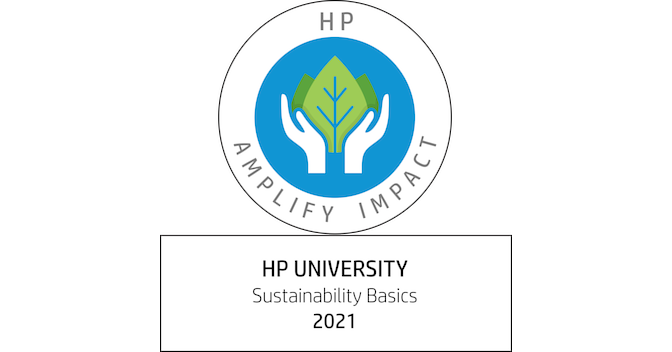 HP Amplify Impact – Sustainability Basics - Credly