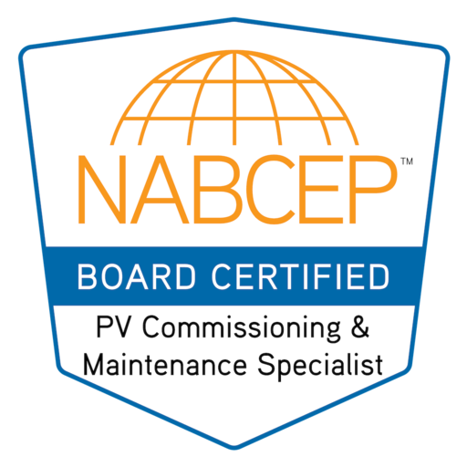 NABCEP Board Certified PV Commissioning & Maintenance Specialist - Credly