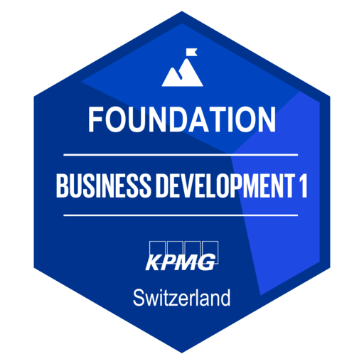 The Business Development 1 credential - Credly