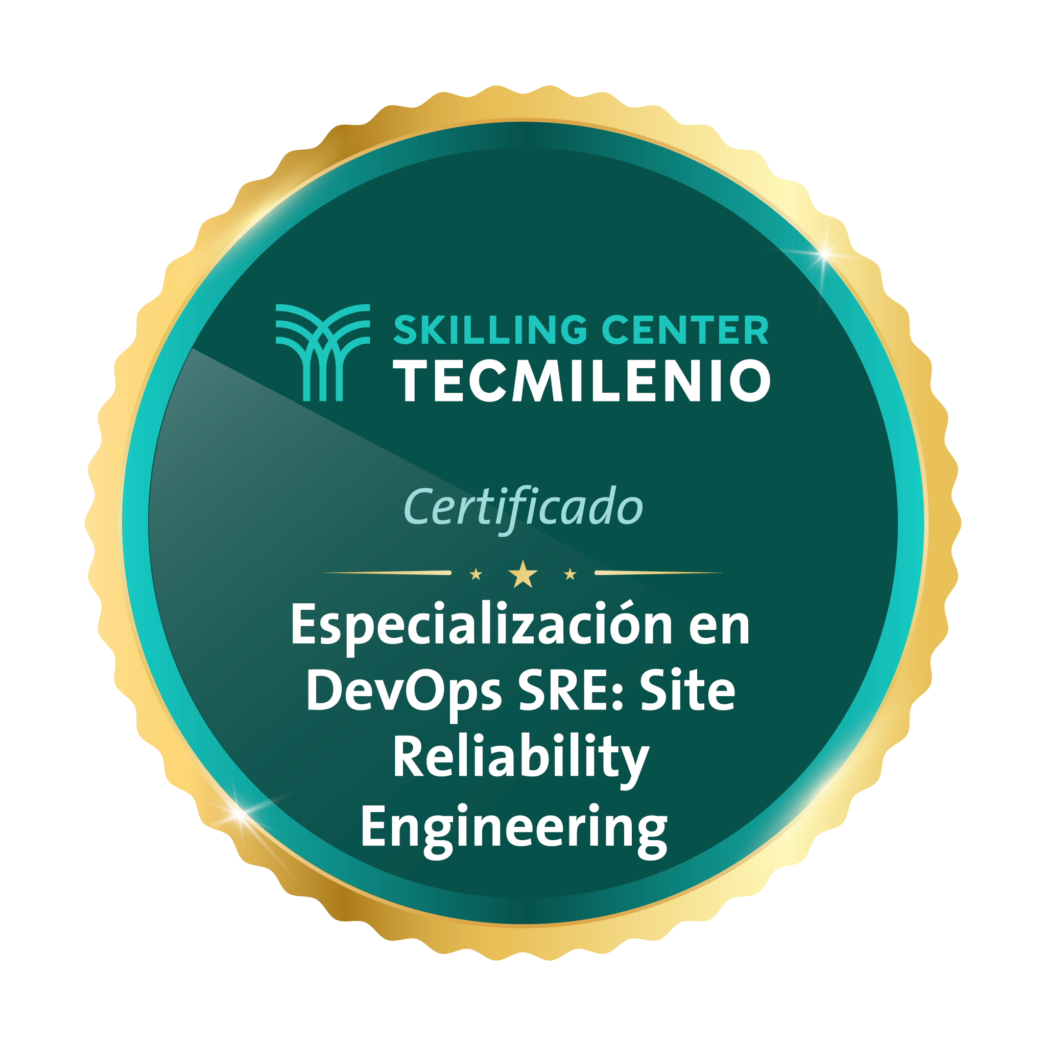 Certificado Especialización en DevOps SRE: Site Reliability Engineering - Credly