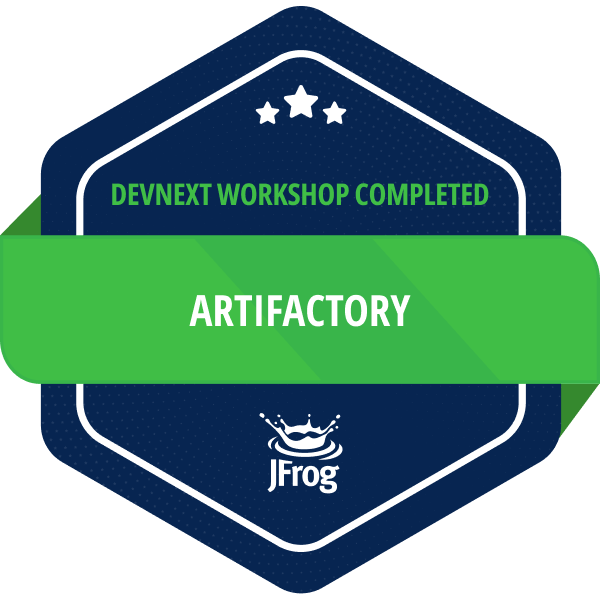 DevNext Workshop - Artifactory - Credly