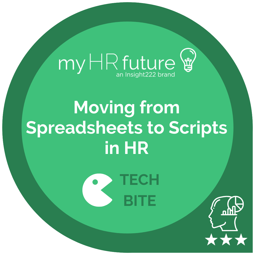 Moving From Spreadsheets To Scripts In HR Credly
