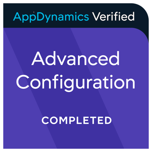 AppDynamics Verified Advanced Configuration - Credly
