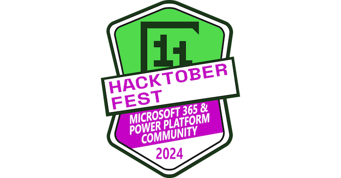 Hacktoberfest Contributor 2024 - Microsoft 365 & Power Platform Community - Credly