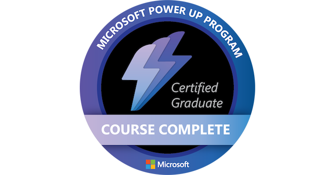 Microsoft Power Up Program – Certified Graduate - Credly
