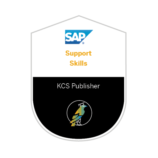 Support Skills - KCS Publisher - Credly