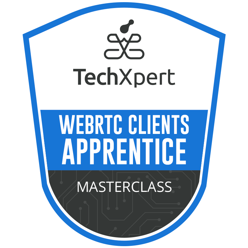 WebRTC Clients Apprentice - Credly