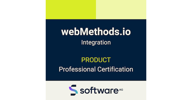 Software AG Certified webMethods.io Integration Professional - Credly