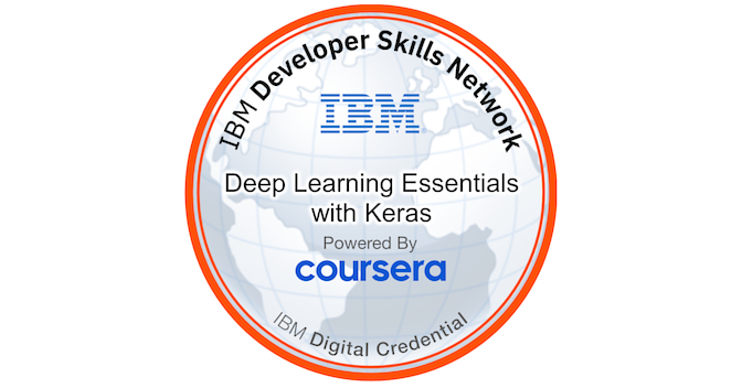 Deep Learning Essentials with Keras - Credly
