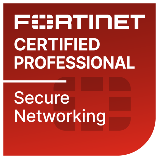 Fortinet Certified Professional Secure Networking - Credly