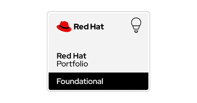 Red Hat Portfolio: Foundational - Credly