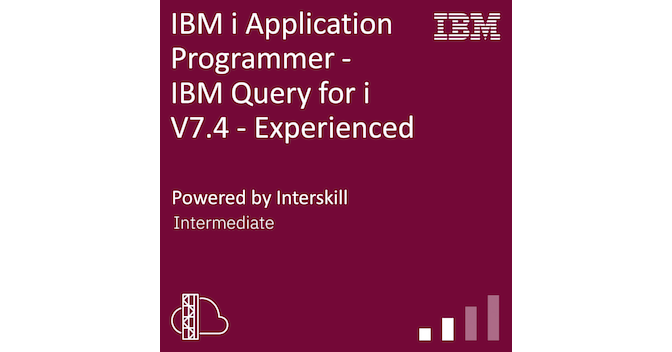 Interskill - IBM i Application Programmer - IBM Query for i V7.4 ...
