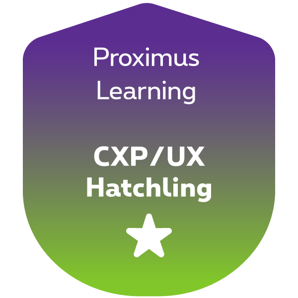 CXP/UX Hatchling, Discovery Tier - Credly