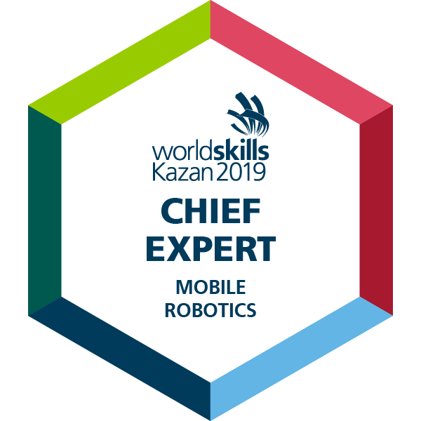 WorldSkills Kazan 2019 - Chief Expert - Mobile Robotics - Credly