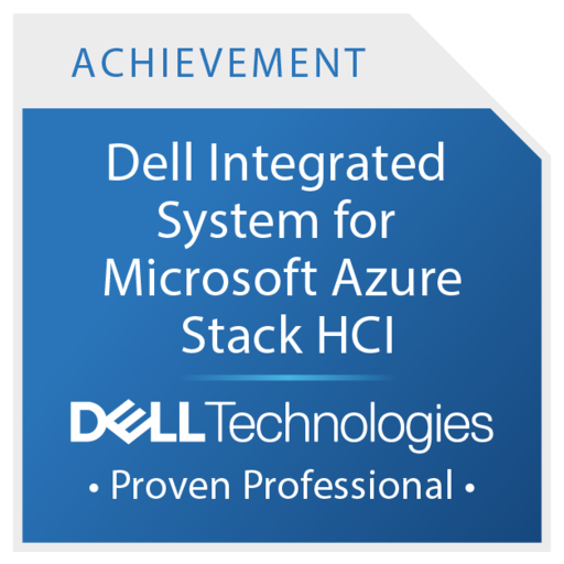 Dell Integrated System for Microsoft Azure Stack HCI Achievement - Credly