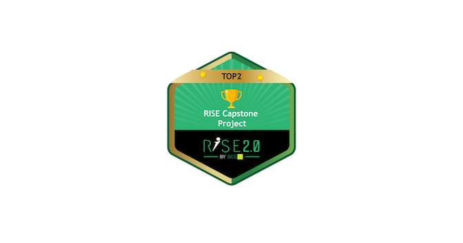 BCG RISE Capstone Top 2 (Business and Data Analytics) - Credly