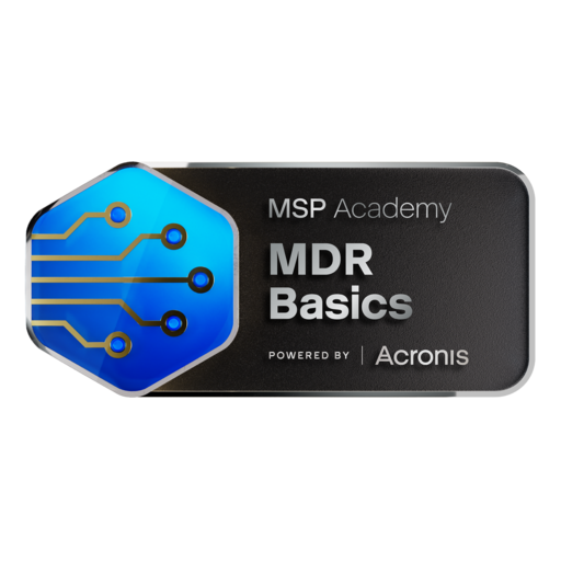 MSP Academy: MDR Basics - Credly