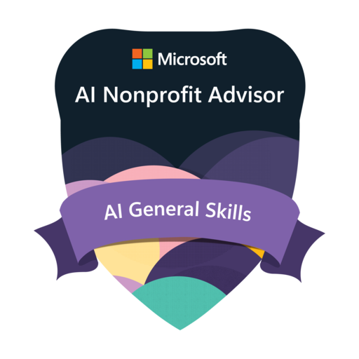Microsoft AI Nonprofit Advisor AI General Skills - Credly