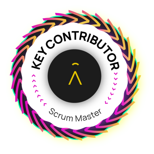 Key Contributor (Scrum Master) - Credly
