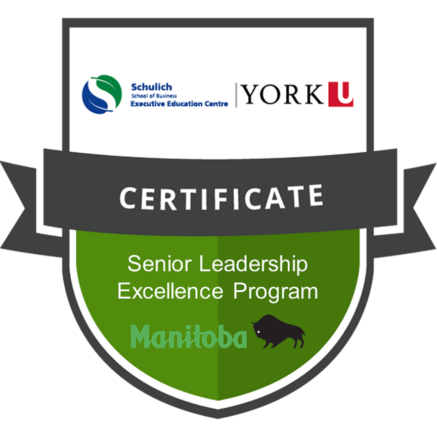 Senior Leadership Excellence Certificate - Credly