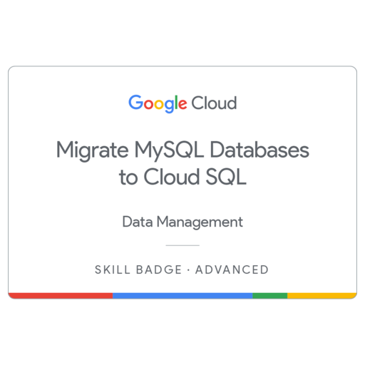 Migrate Mysql Databases To Cloud Sql Skill Badge Credly