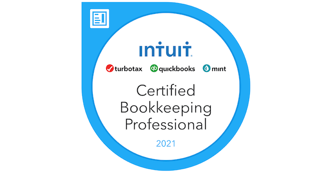 Intuit Certified Bookkeeping Professional - Credly