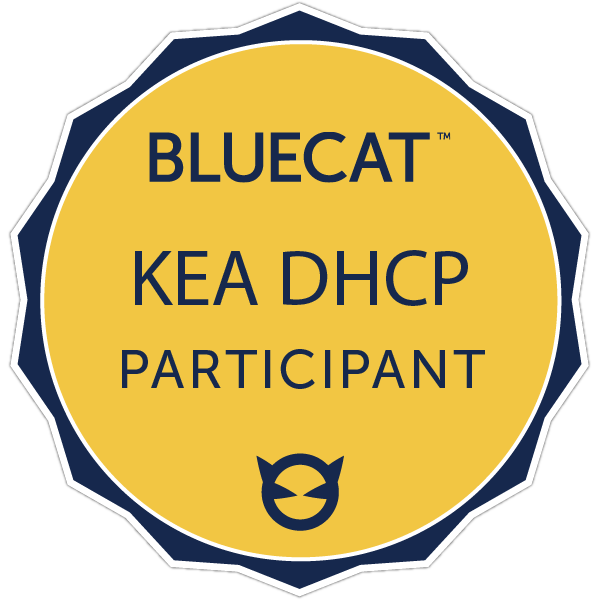 BlueCat KEA DHCP Participant - Credly
