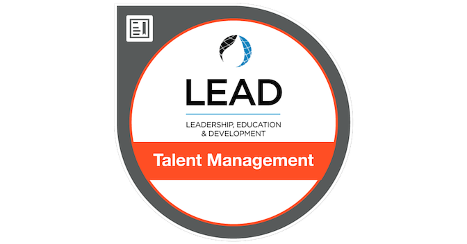 ICA LEAD Talent Management Credential - Credly