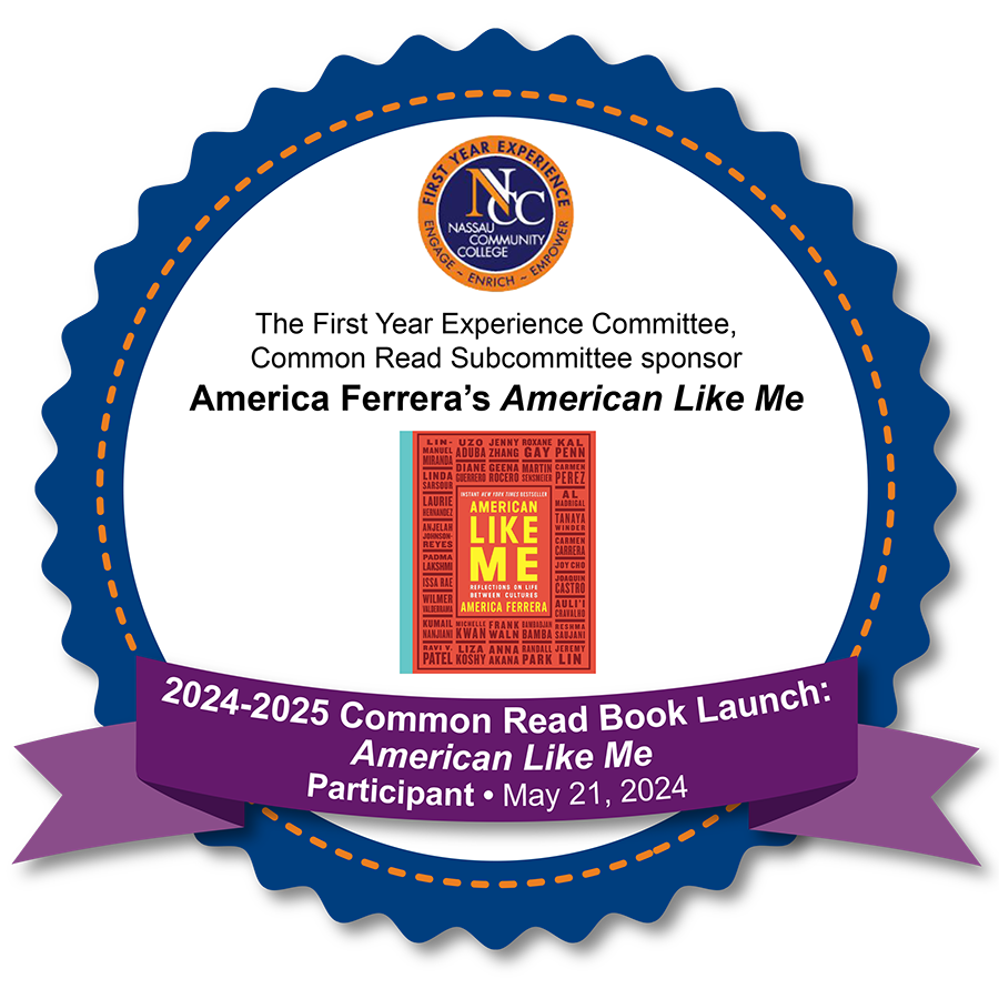 2024-2025 Common Read Book Launch: "American Like Me" - Credly