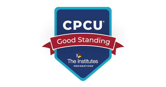 CPCU in Good Standing - Credly