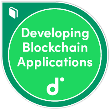Kursteilnahme: Developing Blockchain Applications - Credly