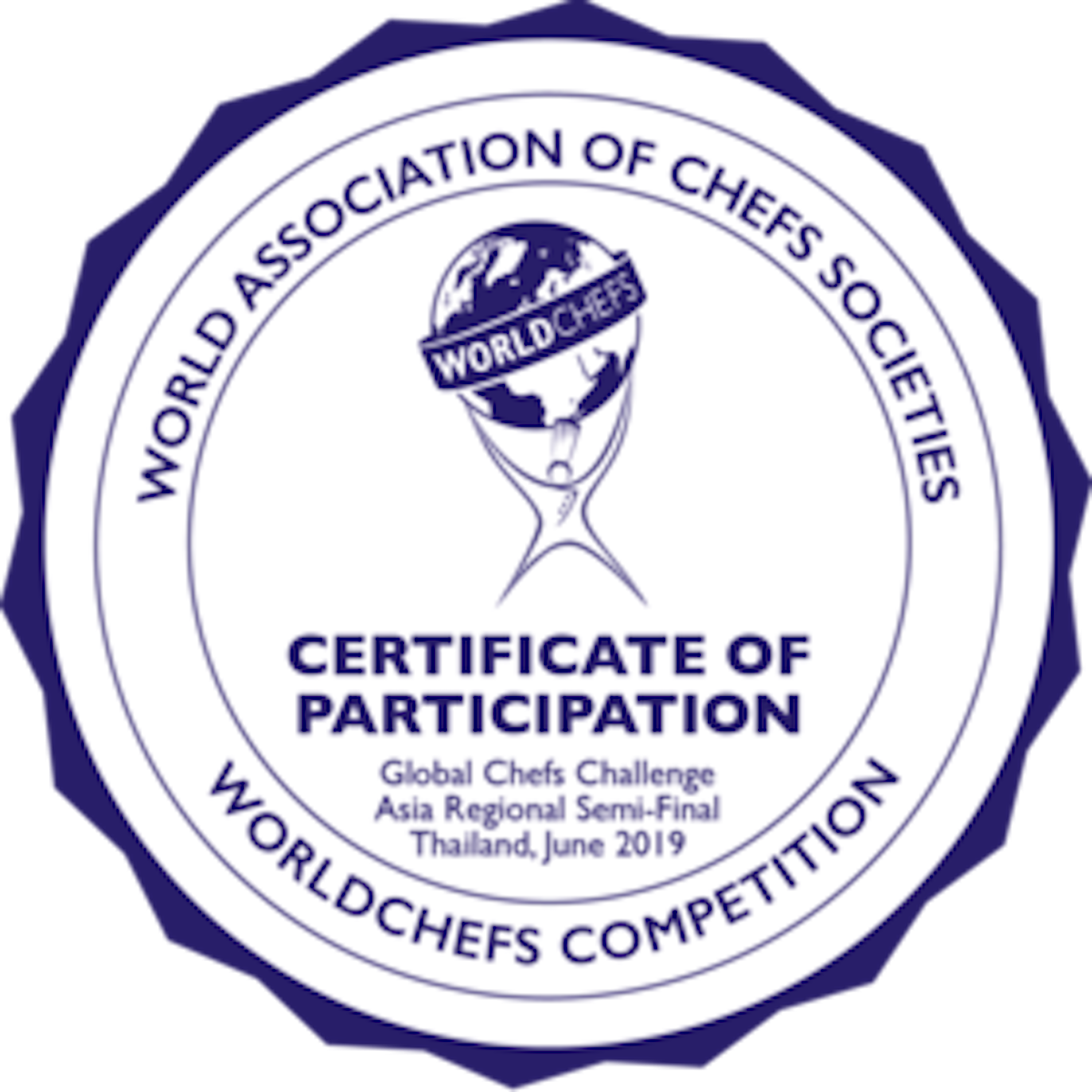 Global Chefs Challenge Asia: Regional Semi Final - Participant - Credly