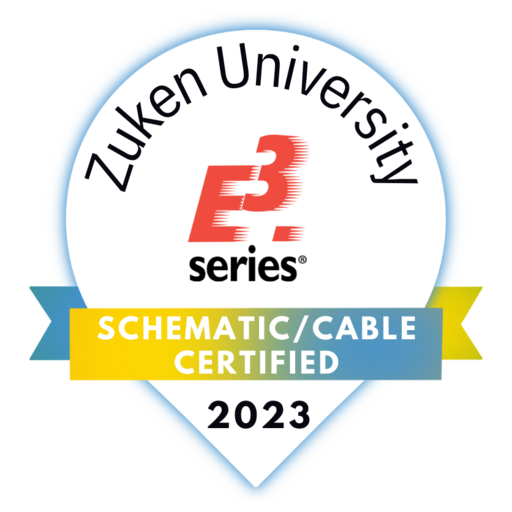 E3.series Schematic/Cable Fundamentals Certification - Credly