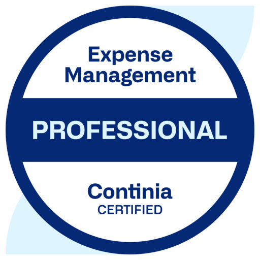 Continia Expense Management Professional User - Credly