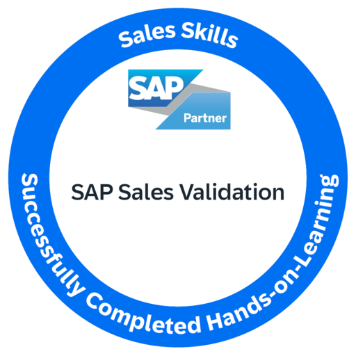 Sales Skills - SAP Sales Validation - Credly