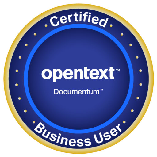 OpenText Certified Business User - Documentum - Credly