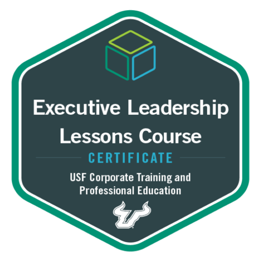 Executive Leadership Lessons Course Certificate - Credly