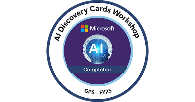 GPS AI Discovery Cards Workshop - Credly