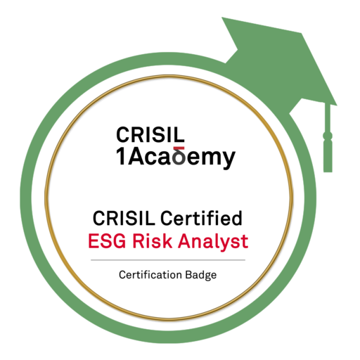 CRISIL Certified ESG Risk Analyst - Credly